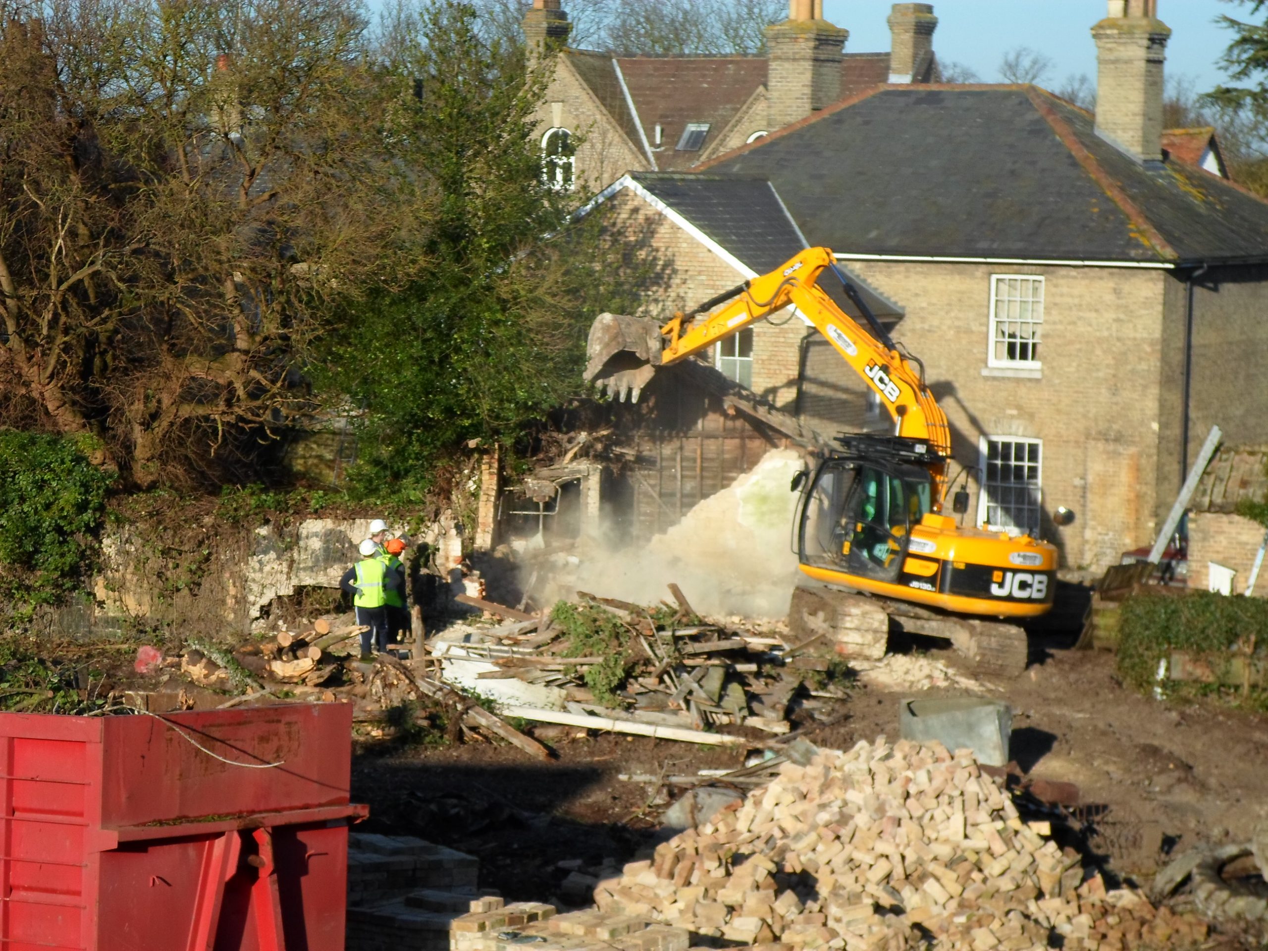 Whitby Farm demolition 2013 | House Histories | Ashwell Museum