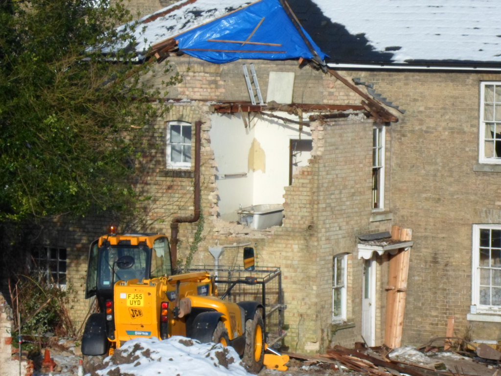 Whitby Farm demolition 2013 | House Histories | Ashwell Museum