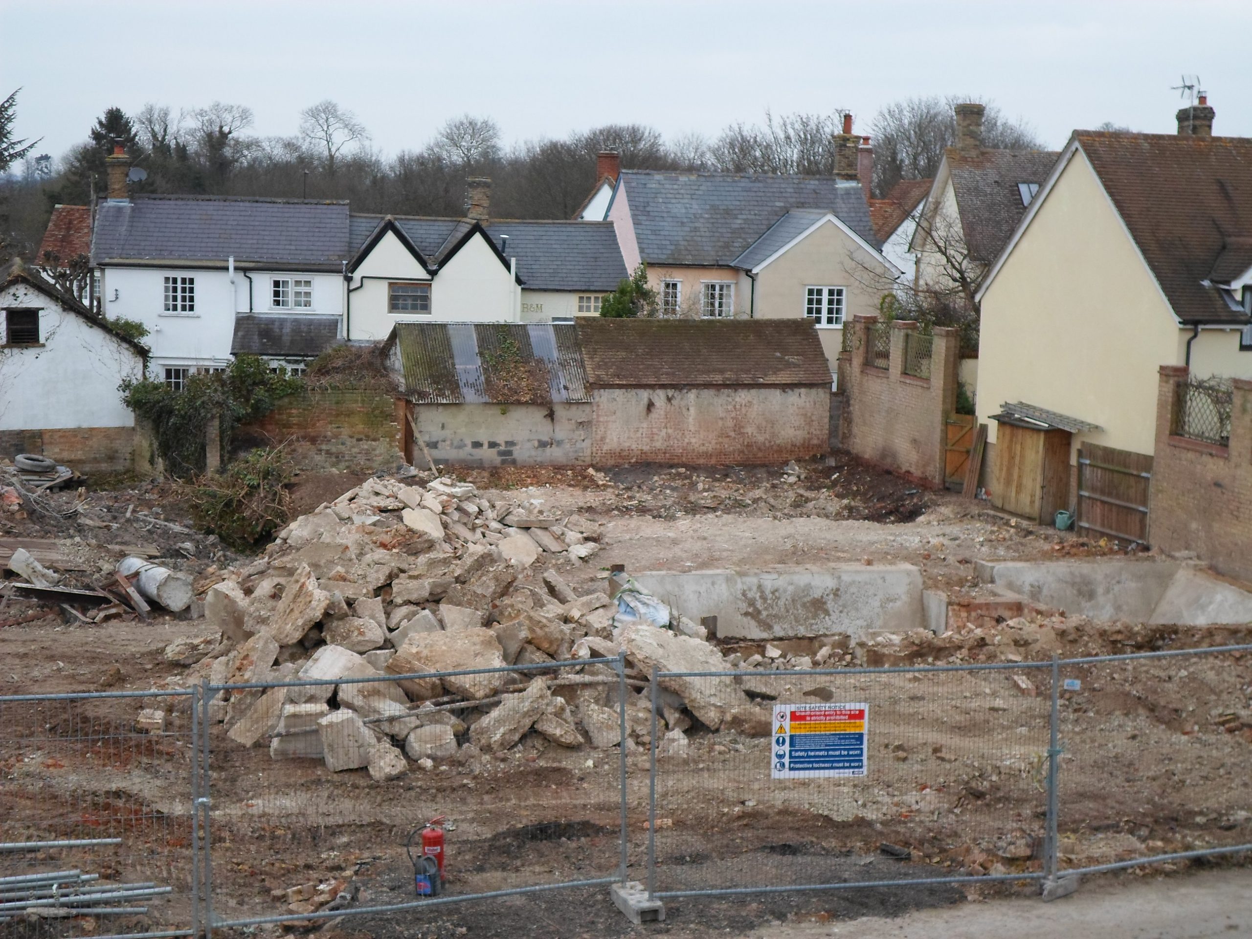 Whitby Farm demolition 2013 | House Histories | Ashwell Museum